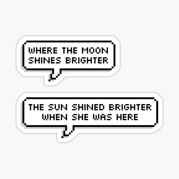"OMORI Mari "Shine Brighter" Sticker Pack" Sticker for Sale by audibl ...