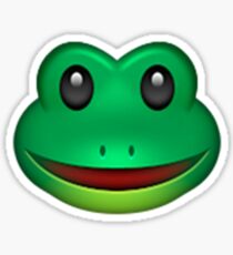Frog Emoji Stickers | Redbubble