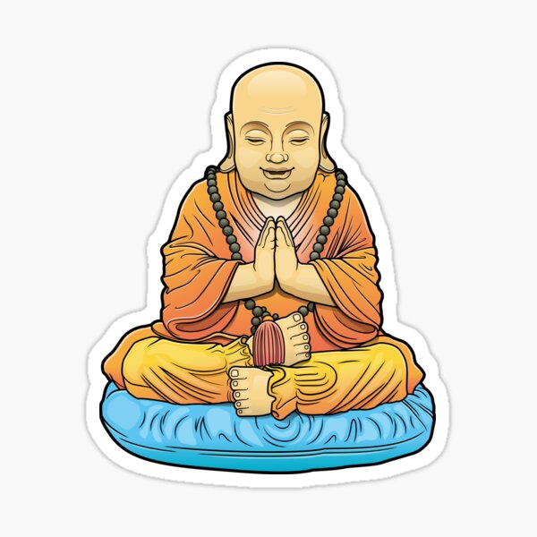 "BUDDHA" Sticker by satoriartwork | Redbubble