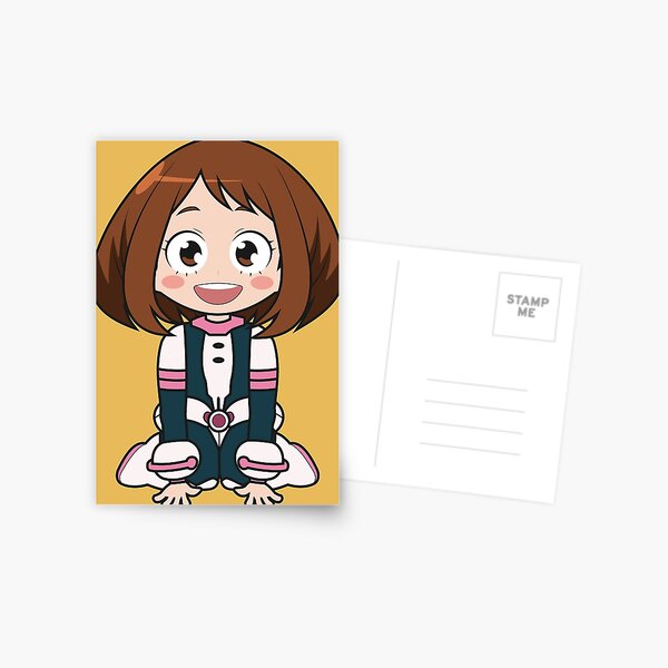 "My Hero Academia Uraraka Ochaco Chibi" Postcard for Sale by ...