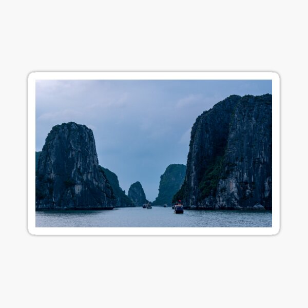 "Ha Long Bay, Vietnam" Sticker by rossacampbell | Redbubble