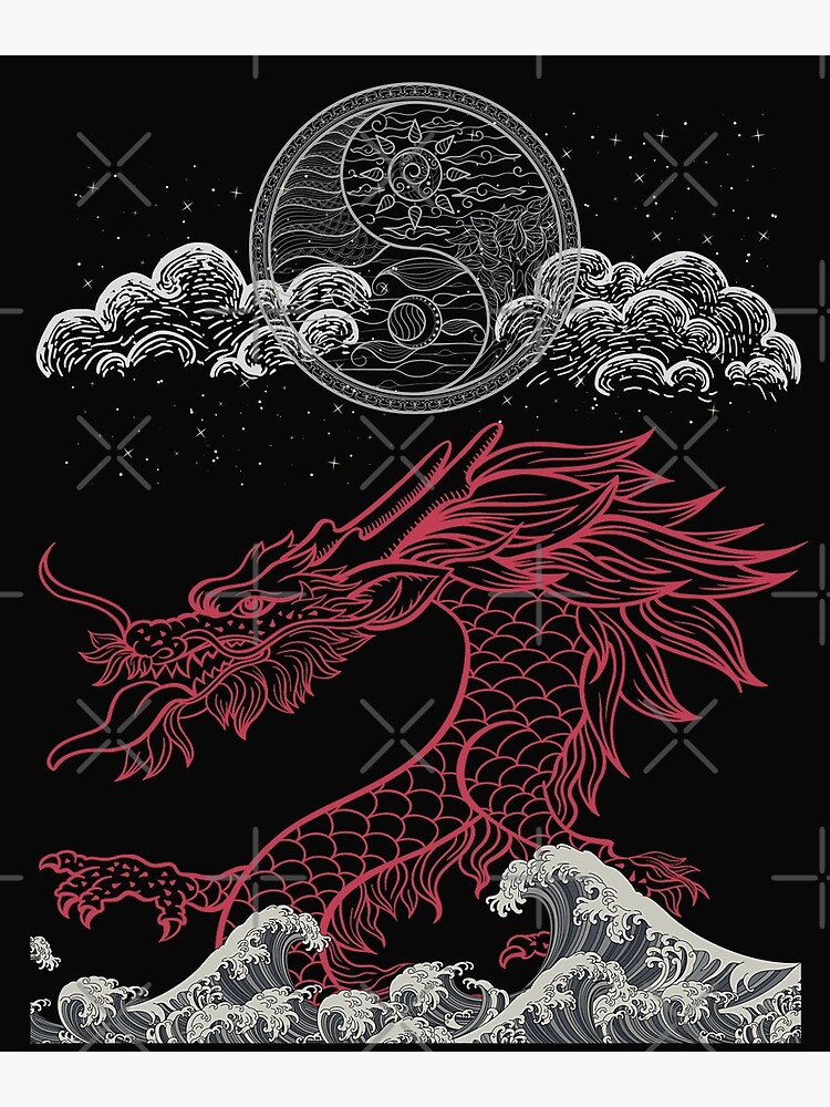 "The Mighty Dragon" Poster for Sale by Zylegion | Redbubble