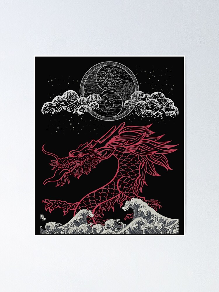 "The Mighty Dragon" Poster for Sale by Zylegion | Redbubble