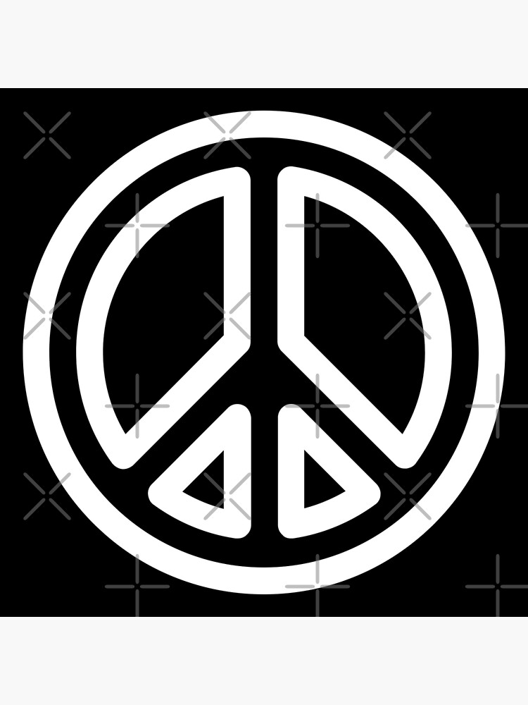 "Peace logo" Poster for Sale by Seiya-shop | Redbubble