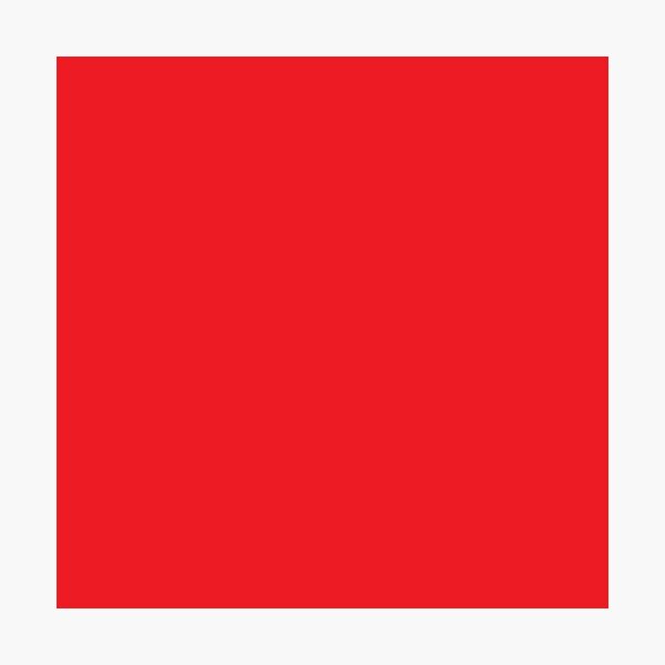 "Pantone Crimson Red Solid Color" Photographic Print for Sale by ...