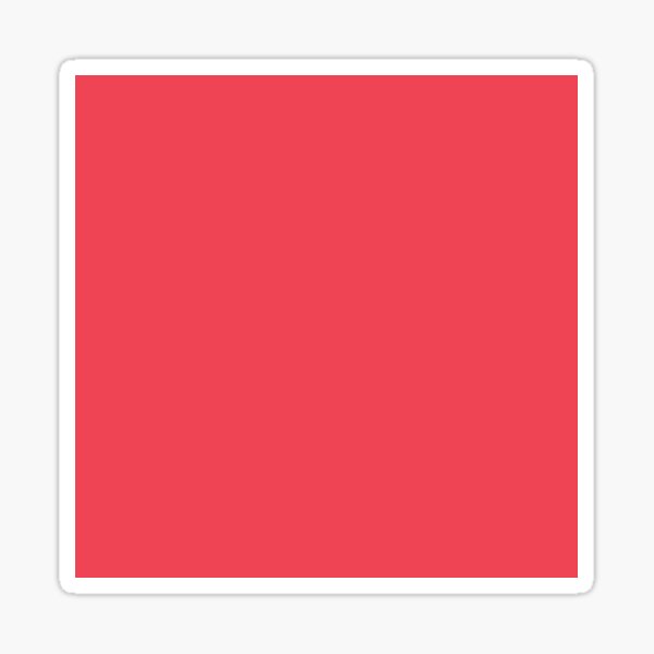 "Pantone Amaranth Red Solid Color" Sticker for Sale by PabloPatterns ...