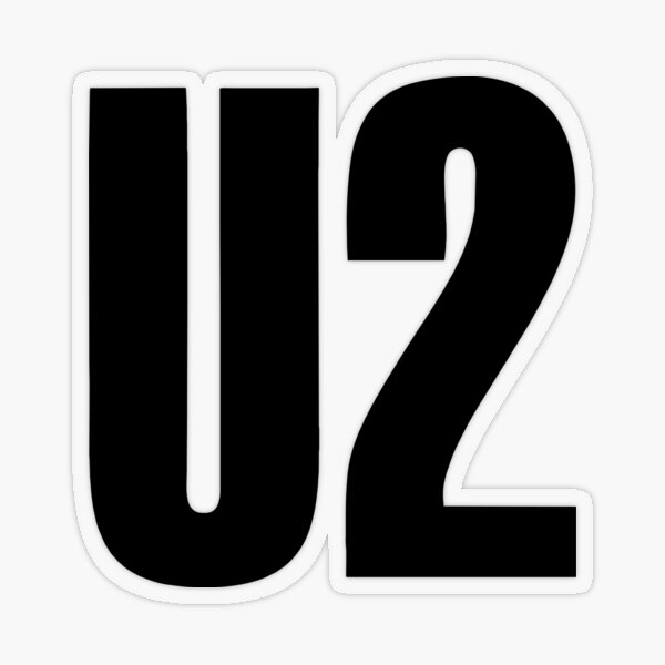 U2 Transparent Stickers | Redbubble