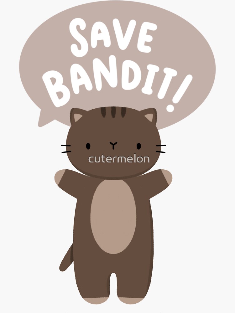 "The Office Save Bandit" Sticker for Sale by cutermelon | Redbubble