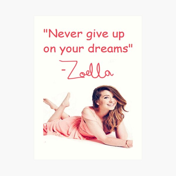 "Zoella - DREAMS" Art Print by shykitten | Redbubble