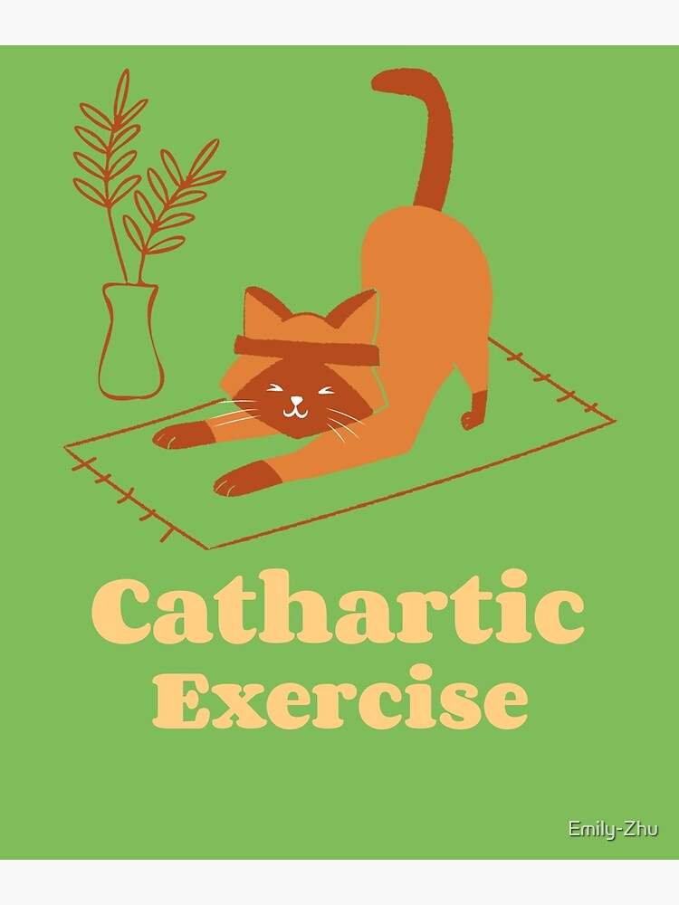 "Cathartic" Poster by Emily-Zhu | Redbubble