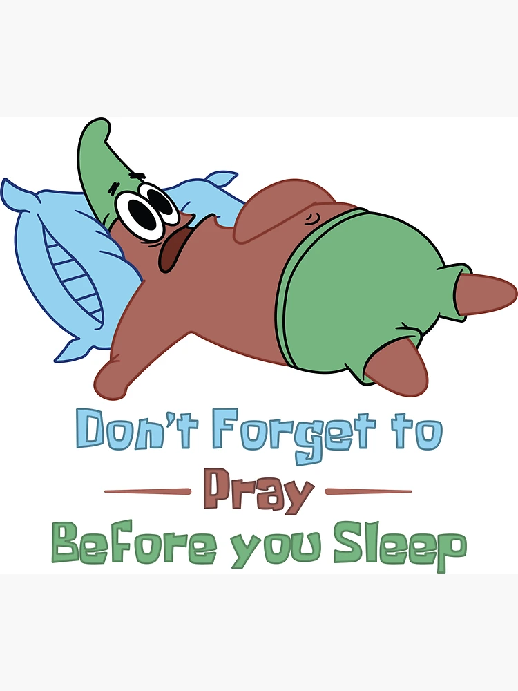 Patrick From Spongebob Sleeping