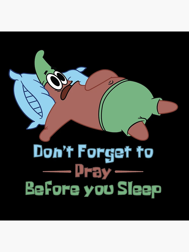 Patrick From Spongebob Sleeping