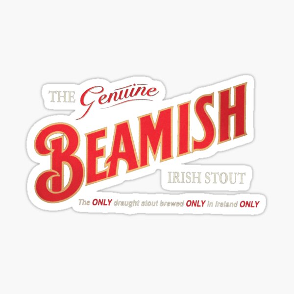 "Vintage Retro The-Beamish Genuine Product" Sticker for Sale by ...