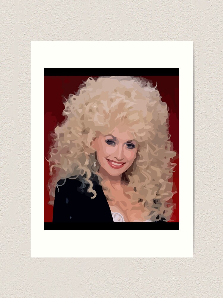 "dolly parton designs and dolly parton art" Art Print for Sale by ...