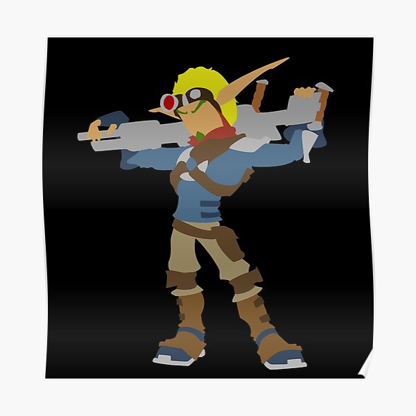 "Jak 2 Renegade-Jak" Poster by TheRedPencil | Redbubble