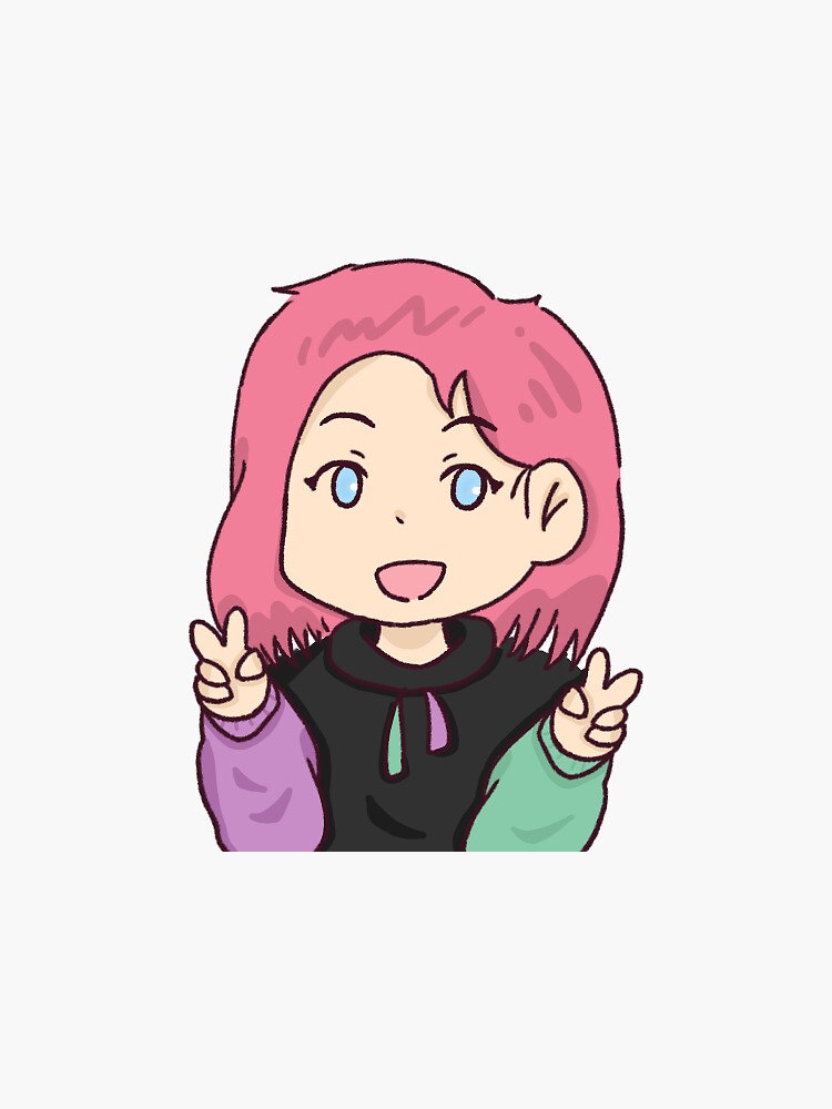 "Niki Nihachu sticker" Sticker by MorganIsSleepy | Redbubble