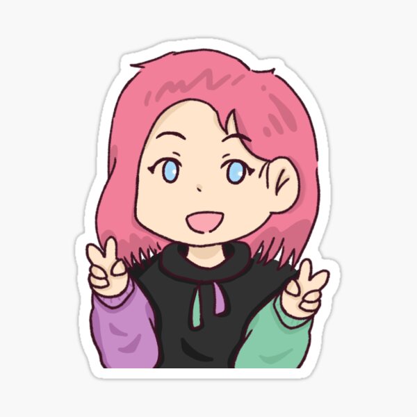 "Niki Nihachu sticker" Sticker by MorganIsSleepy | Redbubble