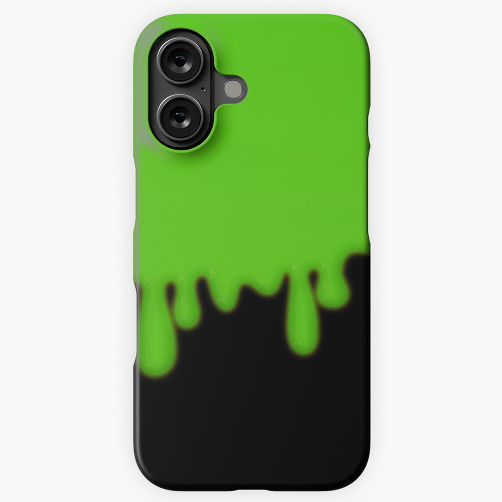 "Dripping Green Toxic Slime" iPhone Case for Sale by bitsnbobs | Redbubble