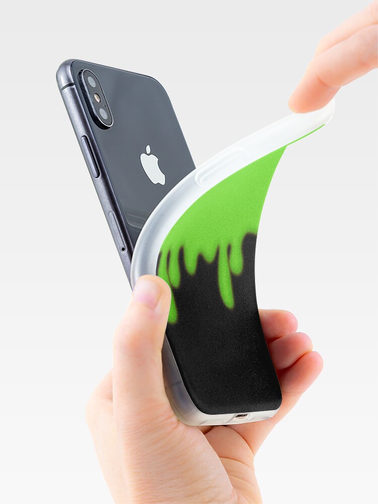 "Dripping Green Toxic Slime" iPhone Case for Sale by bitsnbobs | Redbubble