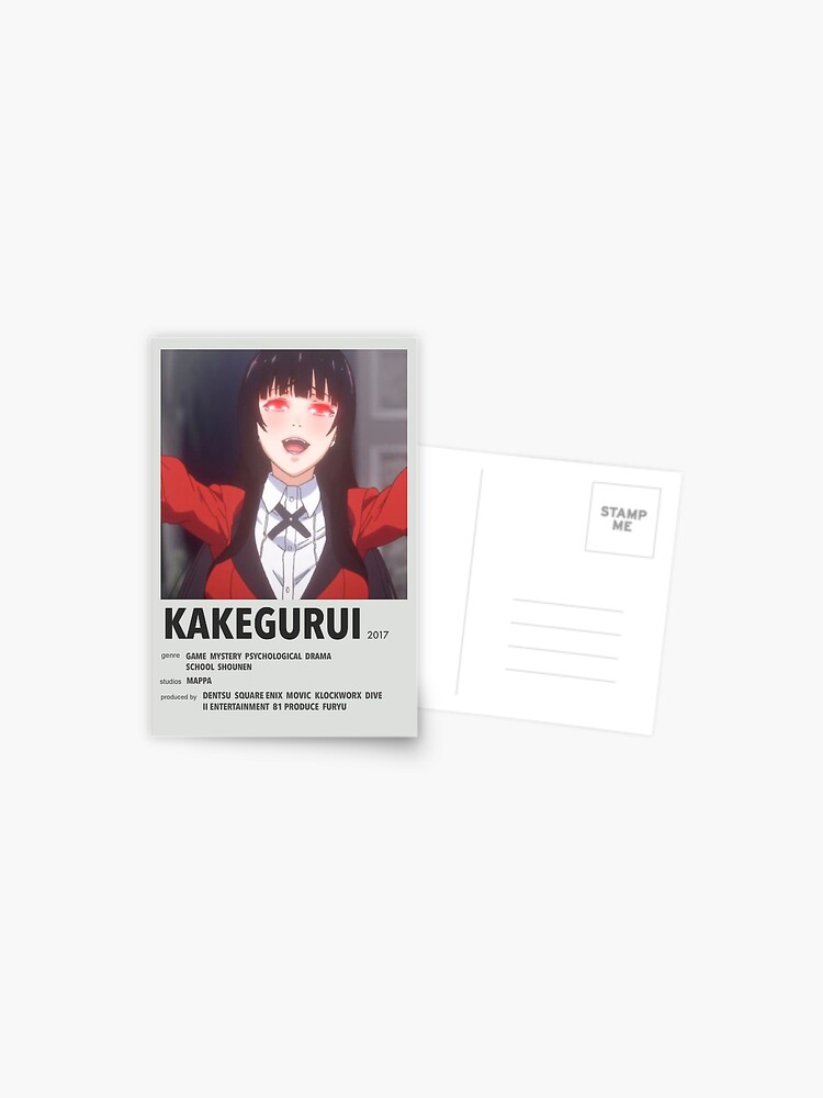 "Kakegurui minimalist poster" Postcard for Sale by MiikxCry | Redbubble
