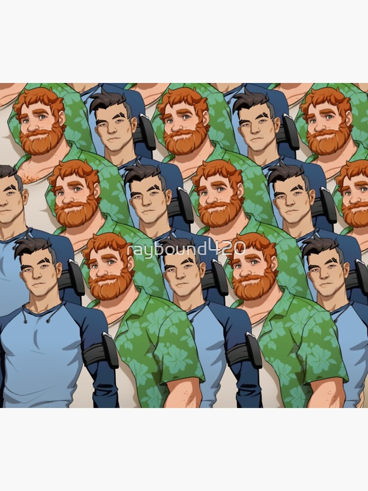 "Dream Daddy: Brian/Craig" Sticker for Sale by raybound420 | Redbubble