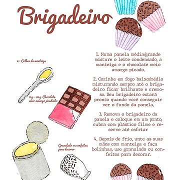 "Brigadeiro " Poster for Sale by ArlaineSH | Redbubble