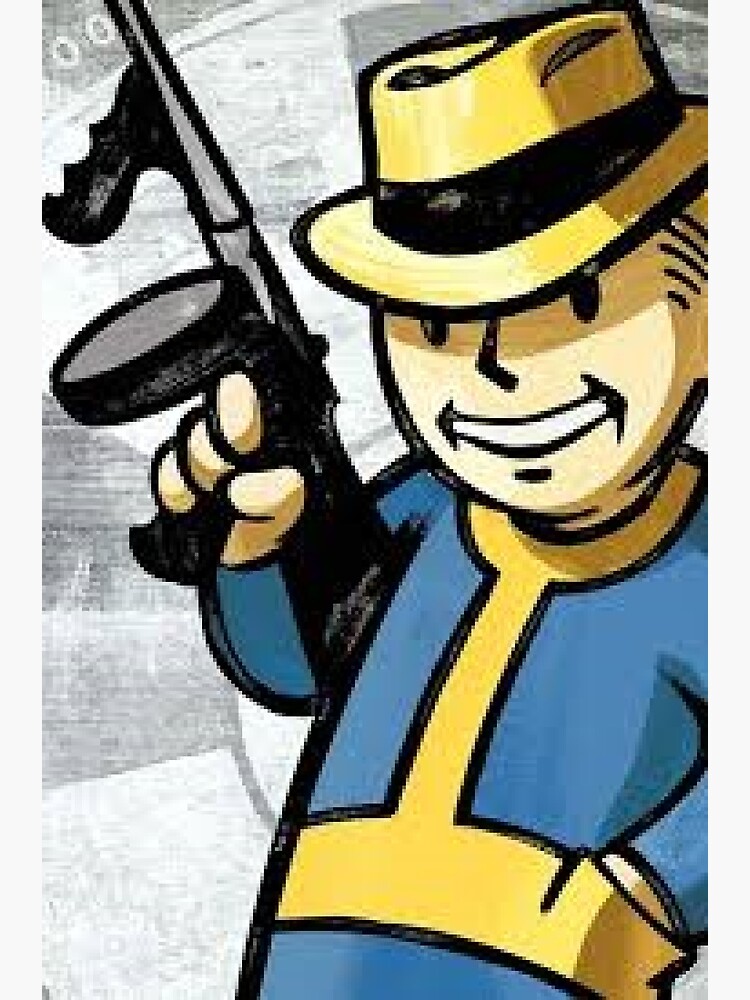 "Fallout New Vegas Vault Boy Fedora" Poster by Destiny-Artist | Redbubble
