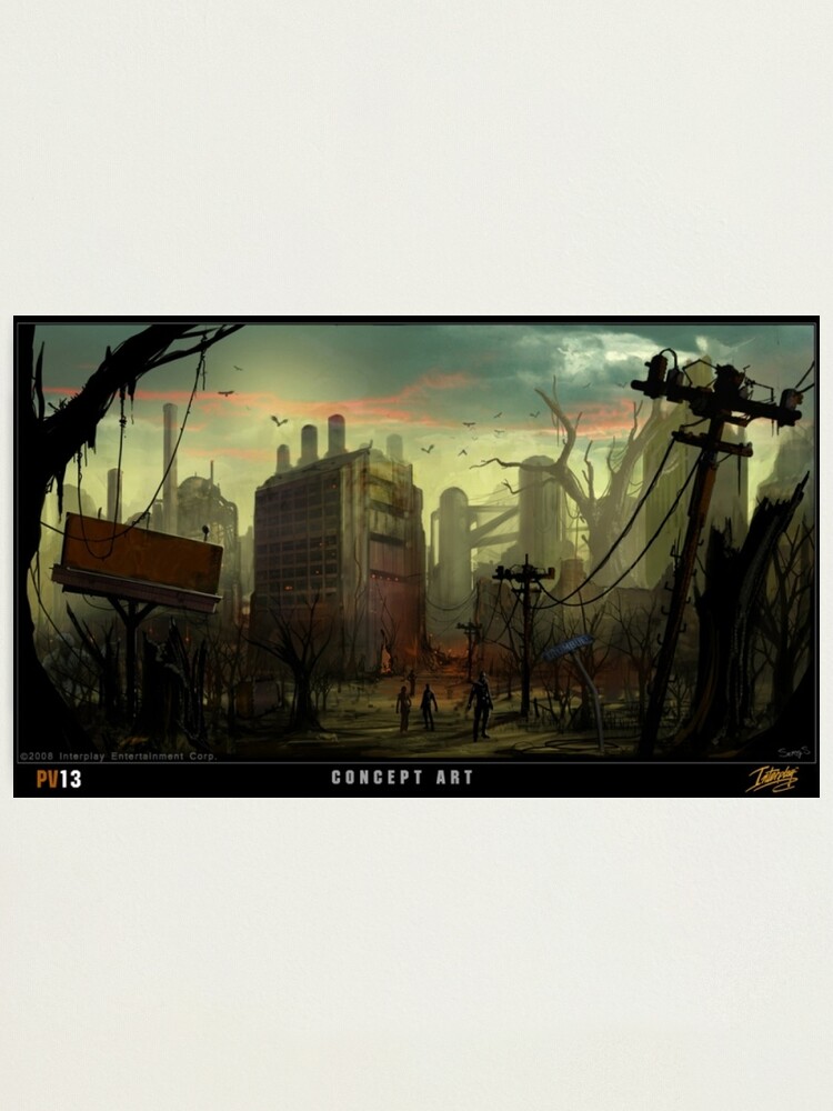 "Fallout Interplay Concept Art" Photographic Print by Destiny-Artist ...
