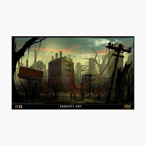 "Fallout Interplay Concept Art" Photographic Print by Destiny-Artist ...
