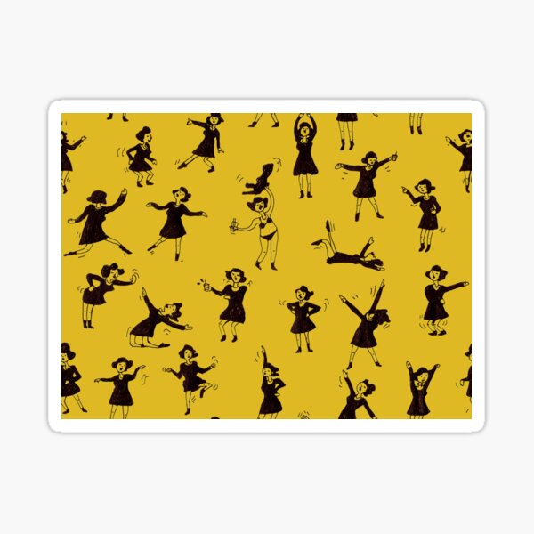 "Dance dance dance" Sticker for Sale by Bicindolor | Redbubble