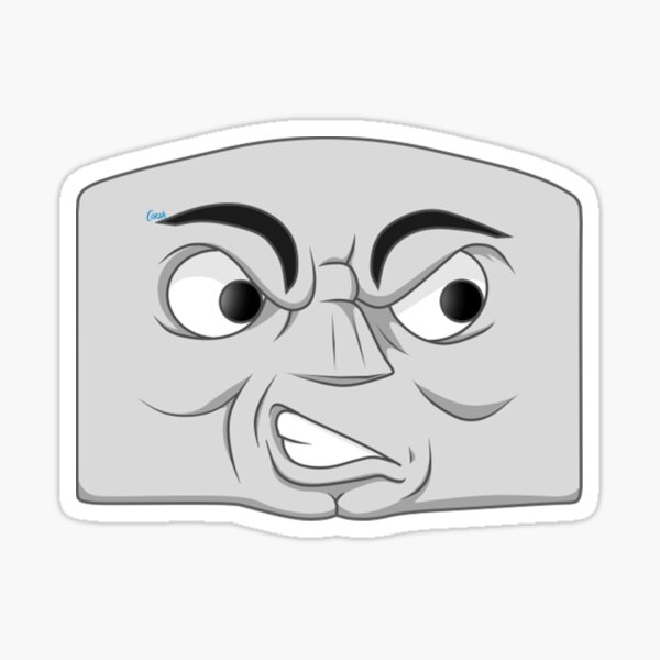 "angry face" Sticker for Sale by v18korbin | Redbubble