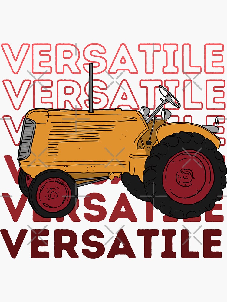"Versatile Tractor" Sticker by Harshalmarathe | Redbubble