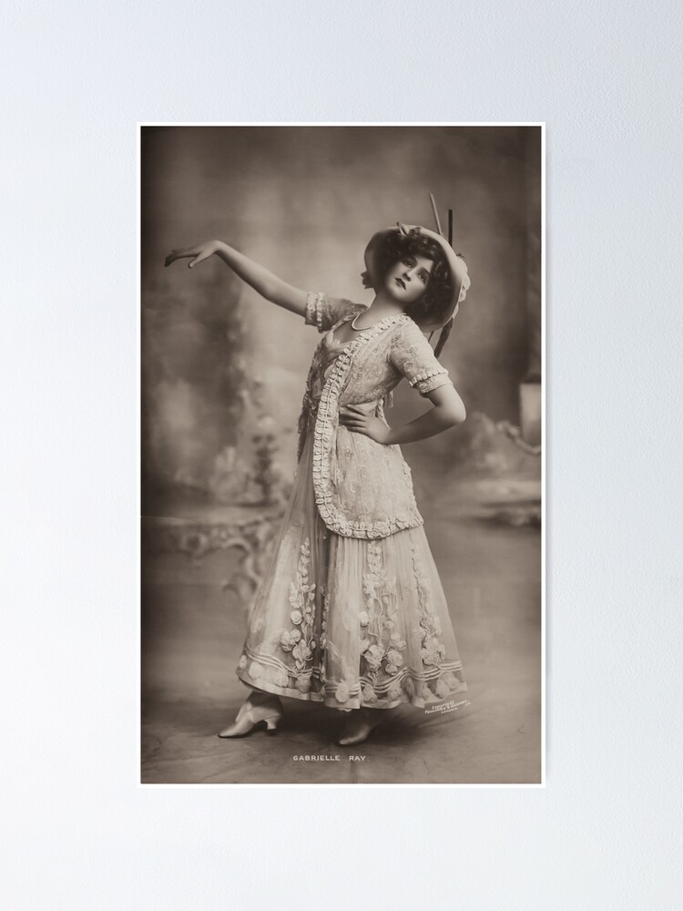 Póster «Actriz de teatro inglesa - Gabrielle Ray» de Jools-57 | Redbubble