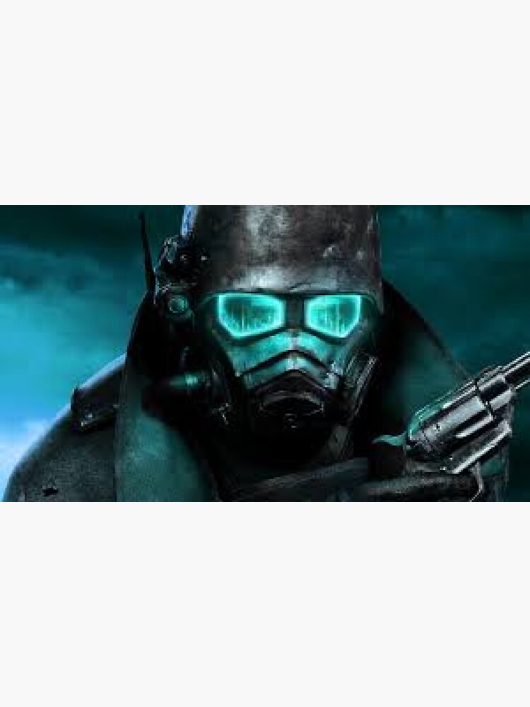 "Fallout New Vegas NCR Ranger Blue Helmet Gaming" Sticker for Sale by ...