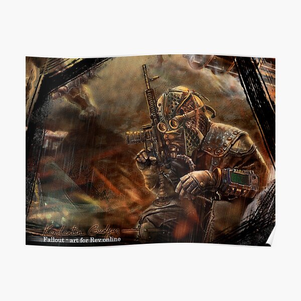 "Fallout Raider Gaming Art" Poster for Sale by Destiny-Artist | Redbubble