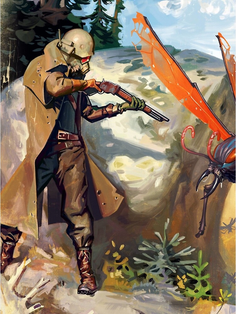 "Fallout New Vegas Ranger Vs Cazador" Framed Art Print for Sale by ...