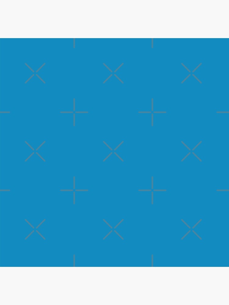 "Pantone Lochmara Blue Solid Color" Poster for Sale by PabloPatterns ...