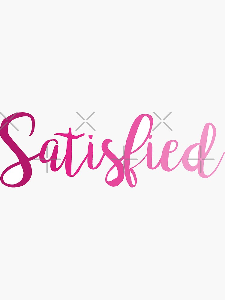 "He Will Never Be Satisfied" Sticker for Sale by langleysmith | Redbubble