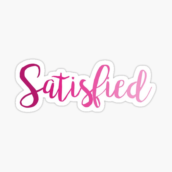 "He Will Never Be Satisfied" Sticker for Sale by langleysmith | Redbubble