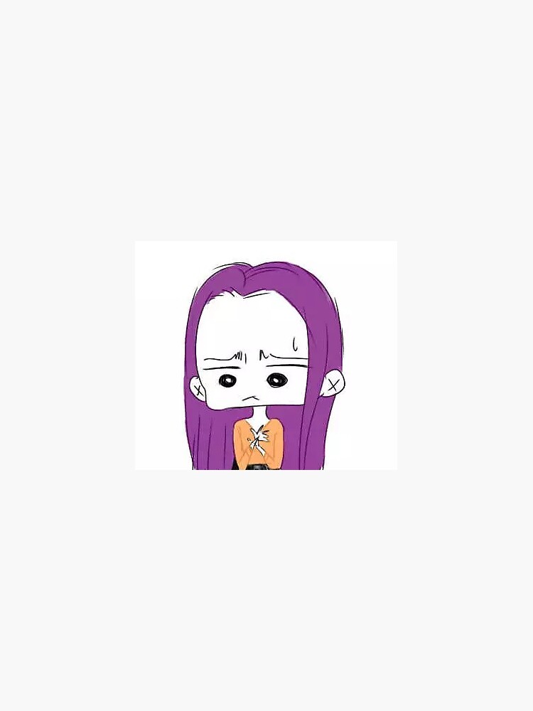 "Confused face" Sticker for Sale by rikki-koin | Redbubble
