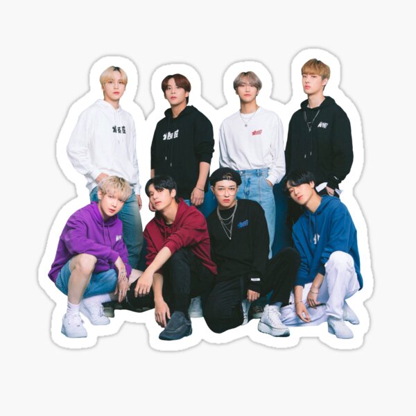 "ATEEZ 8 makes one team " Sticker by stayfordinner | Redbubble