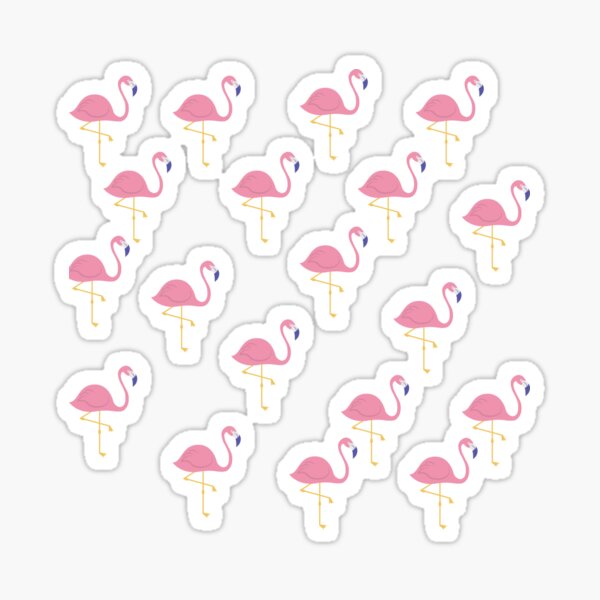 "flamingo bird" Sticker by Vhutolo | Redbubble