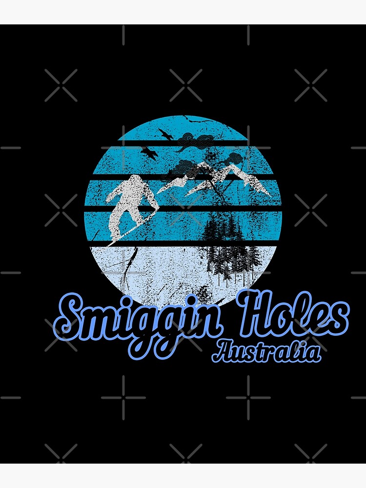 Smiggin Holes, Australia | Winter Resort Vintage Premium Matte Vertical ...