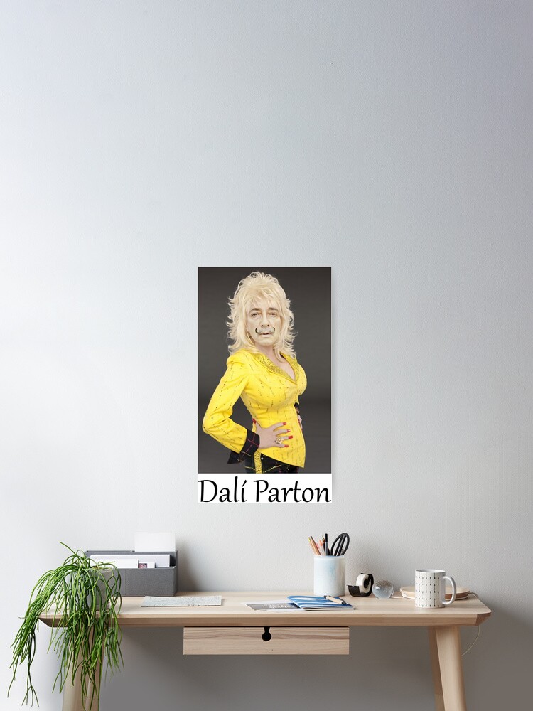 "Dolly Parton Salvador Dali Parton design bumper sticker" Poster for ...