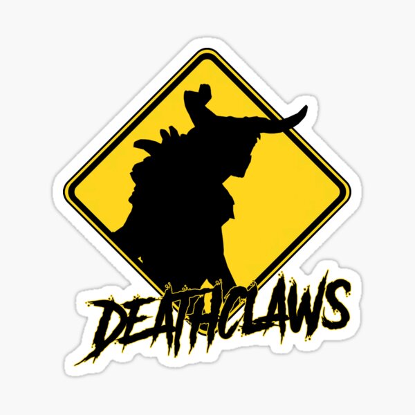 "Deathclaw Danger!" Sticker by Latko | Redbubble