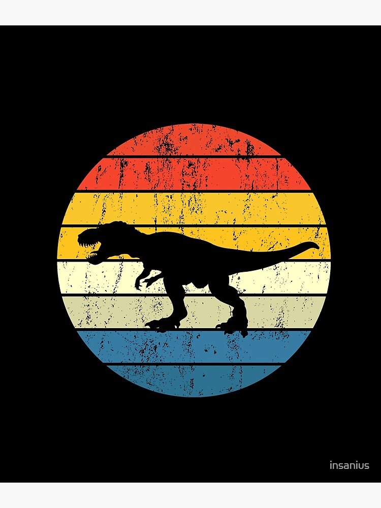 "Vintage T-Rex Retro Tyrannosaurus Rex Dinosaur" Poster by insanius ...