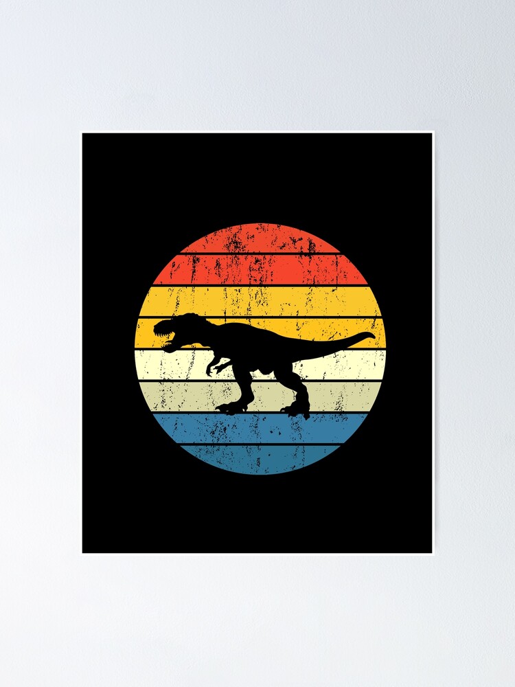 "Vintage T-Rex Retro Tyrannosaurus Rex Dinosaur" Poster by insanius ...