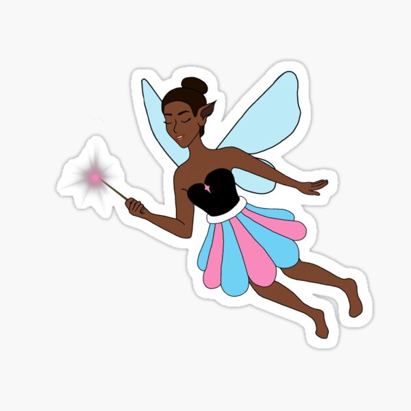 "Transgender Pride Fairy LGBTQ+ " Sticker for Sale by ElReKla | Redbubble