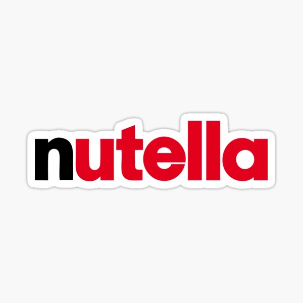 "BEST SELLER - Nutella Merchandise" Sticker for Sale by KankakeeaMoon ...