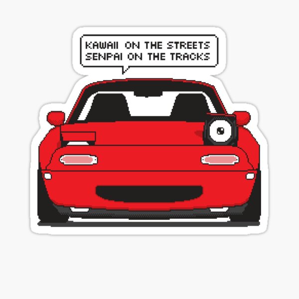 "Kawaii Senpai" Sticker for Sale by HelloBro | Redbubble